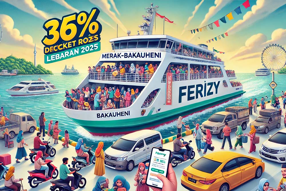 Diskon 36% Tiket Kapal Merak-Bakauheni - SUARAINDONEWS