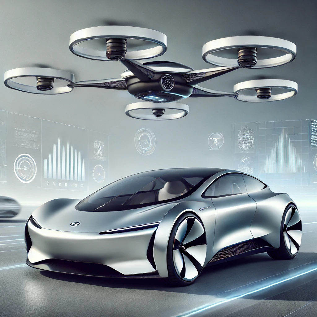 Siap Menaklukkan Jalanan dan Langit, SUV Masa Depan dengan Drone di ...